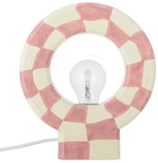 Růžová stolní lampa (výška 23,5 cm) Vialini – Bloomingville