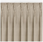 Krémový závěs 200x270 cm Vila – Homede
