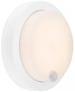 Brilo - LED Nab venk nástěnné svítidlo se senzorem LED/4W/5V 4400 mAh IP44 bílá