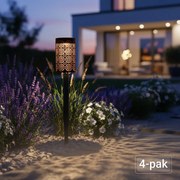 Exteriérové solární zapichovací svítidlo Decor, sada 4ks