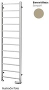 Radiátor ISAN Aura 138x40 cm šampaň metalíza DDIN13800400CHA