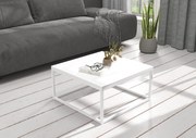 ADRK Furniture Konferenční stolek BELTEN 65x65 CT-BEL-W-W