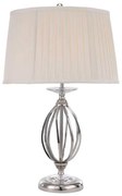 Elstead AG-TL-POL-NICKEL - Stolní lampa AEGEAN 1xE27/60W/230V lesklý chrom