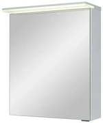 Riva Matrix Zrcadlová skříňka s LED osvětlením, 60 × 72,4 × 26 cm, bílá