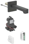 Geberit Brenta - Elektronická umyvadlová baterie pod omítku, napájení z generátoru, easy to clean, matná černá 116.276.14.1