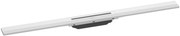 Hansgrohe RainDrain Flex - Lineární sprchový žlab s nerezovým roštem 900, do prostoru, zkrátitelný, matná bílá 56045700