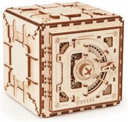 Ugears 3D dřevěné mechanické puzzle Trezor