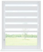 Roleta Den Noc neinvazivní soft Bílá 55x150 cm