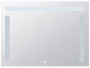 Bemeta Design Zrcadlo s LED bočním a horním osvětlením, 800 x 600 mm, dotykový senzor - 101401117