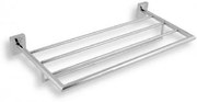 Novaservis Metalia 12 - Velký držák ručníků se závěsem 50 cm, chrom 0245,0