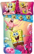 Jerry Fabrics Povlečení Sponge Bob blue 140x200, 70x90 cm