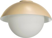OS LUK60518 LUKIDA 3 stropní/nástěnné skleněné svítidlo zlatá / bílá IP65 4000 K 27W LED - OSMONT