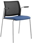 LD SEATING - Židle TREND 535, BR se síťovaným opěrákem