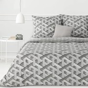 Bavlněné ložní prádlo 220x200 Sara 28 Geometria grey Eurofirany