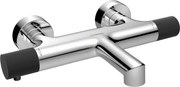 Sapho Solaris - Vanová termostatická baterie, chrom/matná černá WD010CB