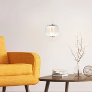 Brilliant G99257/93 Závěsné LED svítidlo RAFA 7W kouřové sklo