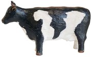 Strakatá antik dekorace kravička Farm unique - 22*5,5*13 cm