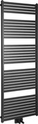Aqualine Aqualine, TONDI topné těleso 600x1690 mm, středové připojení, černá matná, DT496T