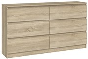 TPS Komoda MALVA M6 140 cm - Dub sonoma