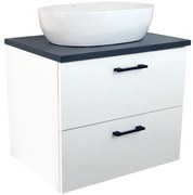 Comodo Koupelnová skříňka pod deskové umyvadlo Agria NEW W 60-HD - bílá/antracit