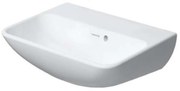 Duravit ME by Starck - Umývátko 45x32 cm, s přepadem, bez otvoru pro baterii, matná bílá 0719453210