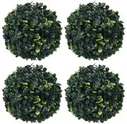 Umělé buxus koule 4 ks 12 cm