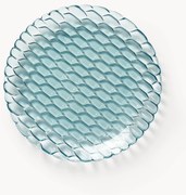Sada mělkých talířů se strukturálním vzorem Jellies, 4 díly