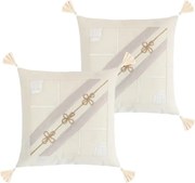 Bellatex Povláček PERU SET 2ks 40x40 cm Natur 3