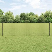 Zabudovaný plotový sloupek 22 ks Šedá 100 cm 3335932