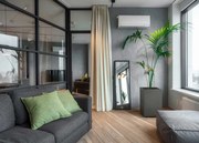 PLASTOVÝ KVĚTINÁČ NA KOLEČKÁCH BETONIQUE ECO 60X40X40 CM IMITACE BETONU ANTRACITOVÁ