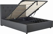 Dormeo Dolce Pro Postel s úložným prostorem Classic šedá