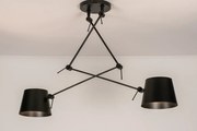 Závěsné designové svítidlo nad stůl Snap Wall Charlenne Black Duo