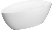 Gelco Gelco, ELIPSIE - vana, 1570x700x560mm, litý mramor, objem 260l, bílá lesk, GVEL1570