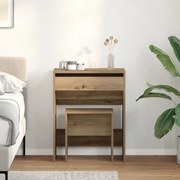 vidaXL Zrcadlový stolík 2 ks dub artisan 60 x 40 x 75 cm [868871]