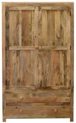 Indický nábytek - Skříň 120x200x60 Hina z mangového dřeva Mango natural