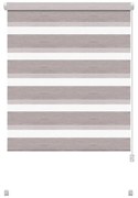 Taupe roleta den a noc 42,5x150 cm Zebra Silvalin – Gardinia