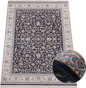 BE Koberec Anatolia Silk 66524 BLUE - modrý obdélníkový Rozměr: 80x150 cm