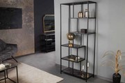 Designový regál Maille 185 x 77 cm mramor antracit