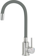 Deante Neo Luno, drezová batéria so silikónovým ramenom, titanium-oceľová, DEA-BOC_T720