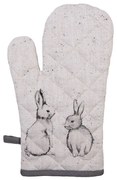 Béžová chňapka s králíčkem Bunny Buddies - 18*30 cm