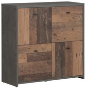 Komoda BEST CHEST old wood vin/beton