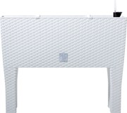 Prosperplast Truhlík se zavlažovacím systémem Rato Case High (bílá, Š 80 x V 62 x H 33 cm)