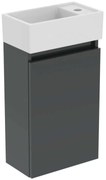 Ideal Standard Eurovit+ - Skříňka s umývátkem, 55x35x20 cm, 1 dvířka, tmavě šedá R0569TI