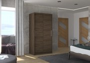 ADRK Šatní skříň posuvná ASTEN CH 100, choco