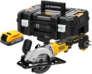 DeWALT DCS571E1T Aku okružní pila (115mm/18V/1x1,7Ah PowerStack) bez nabíječky, kufr Tstak