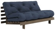 Tmavě modrá rozkládací pohovka 160 cm Roots – Karup Design