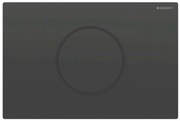 Geberit Sigma10 - Elektronické ovládání splachování, síťové napájení, černá 115.906.DW.6