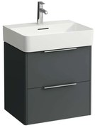 Laufen Base - Umyvadlová skříňka, 52x53x39 cm, 2 zásuvky, šedá H4021921102661