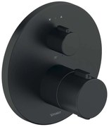 Duravit - Termostatická baterie pod omítku, pro 2 spotřebiče, matná černá TH4200014046