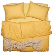 SCANquilt povlečení ELEGANT žlutá 140 x 200/70 x 90 cm